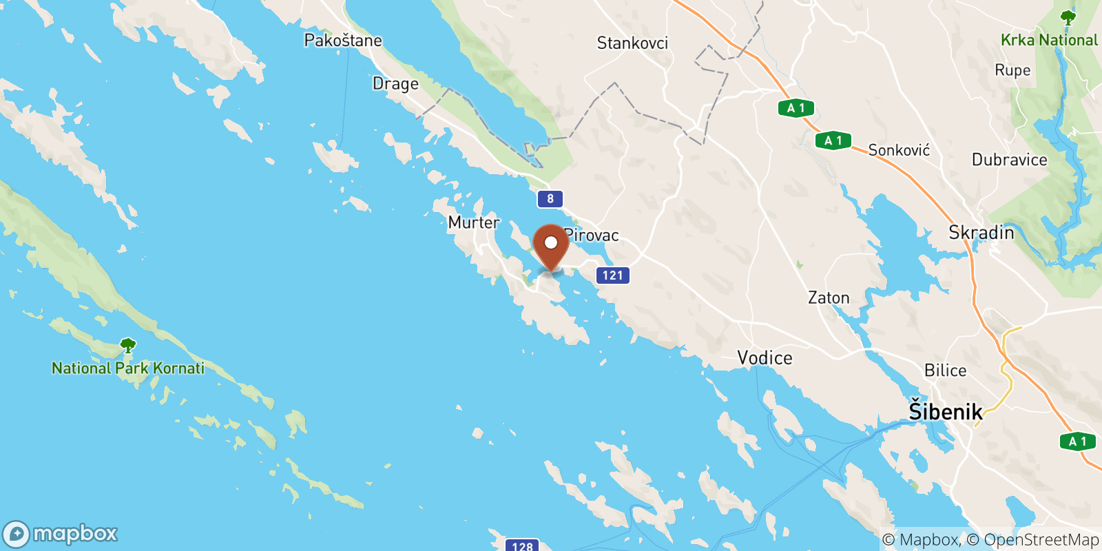 Tisno Sea Temperature | Water Temperature in Tisno, Croatia